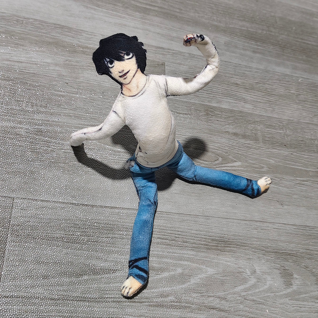 Death Note L Doll Hand and Foot Skeleton Wire Can Liveadgfqa | Shopee ...