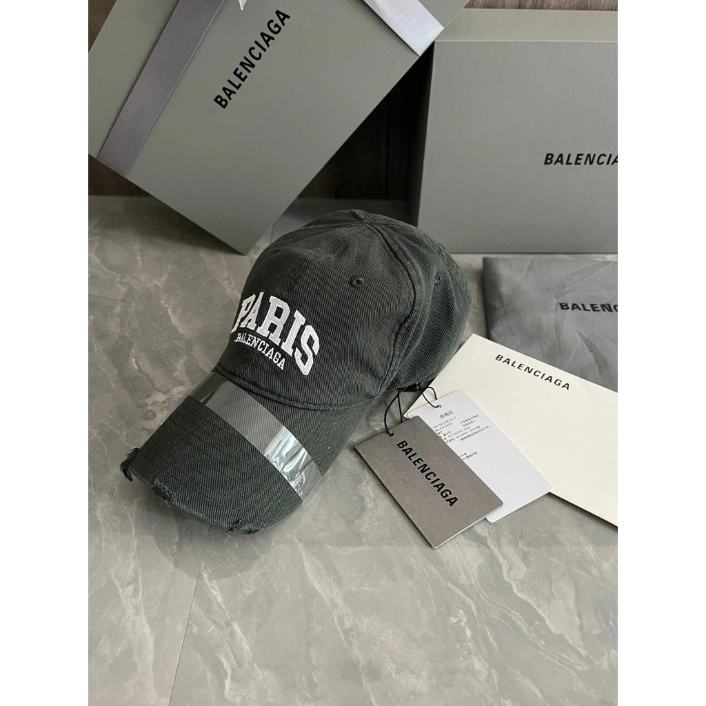 1:1B2970×Baseball Cap City Series Paris Distressed Texture Engraved ...