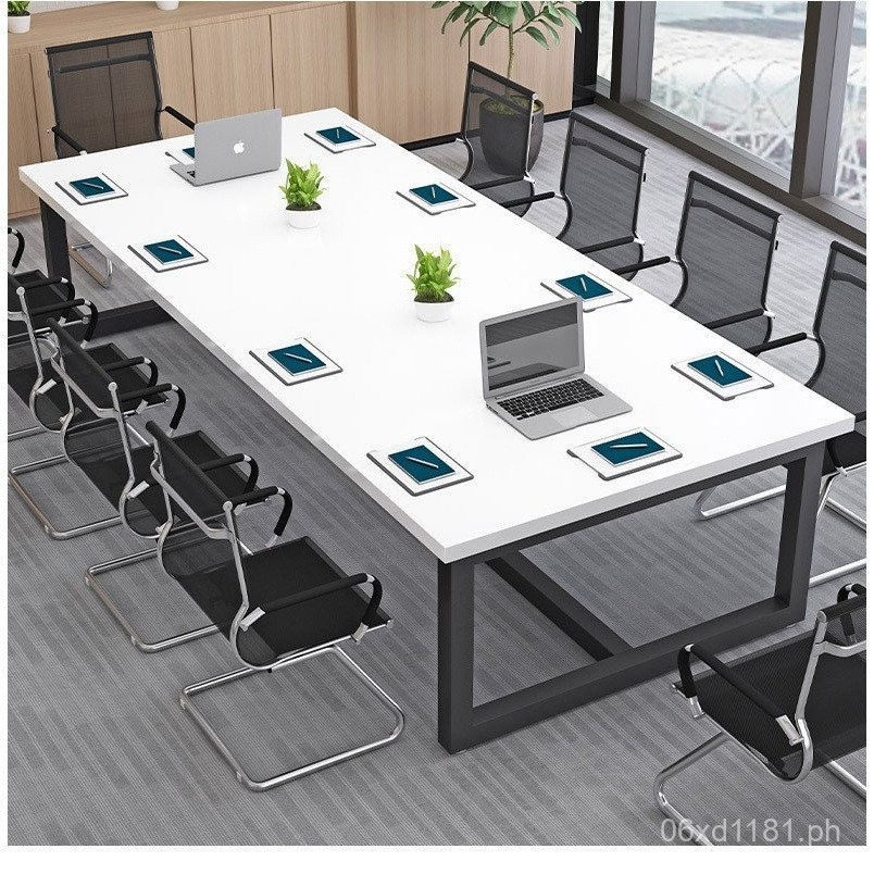Office Simple Long Table Conference Table Set Long Table Internet ...