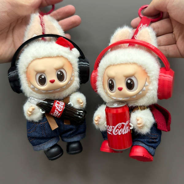 labubu clothes Labubu Coke Doll Coat suit Headphones One, Two and Three ...