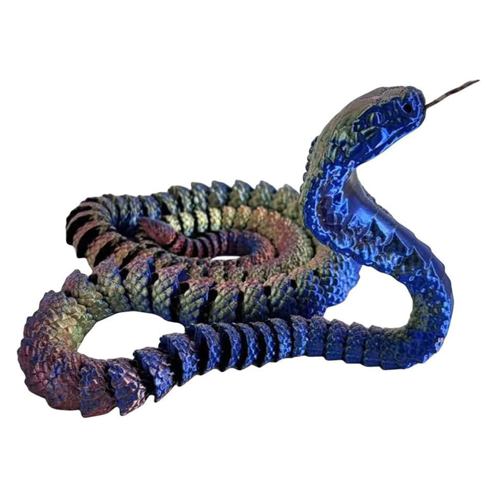 venicenight 3D Printed Snake Action Figure Multi-jointed Movable Snake ...