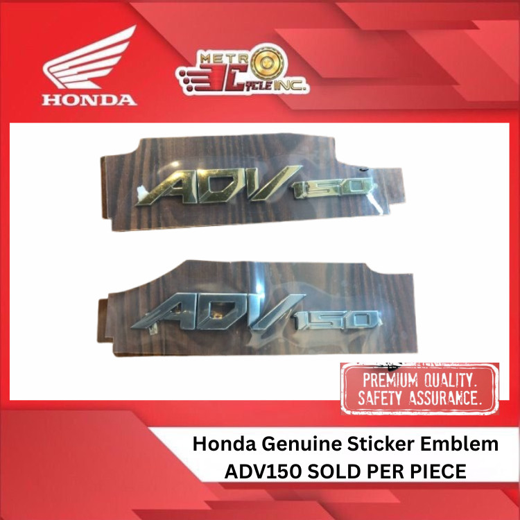 Honda Genuine Sticker Emblem ADV150 SOLD PER PIECE | Shopee Philippines