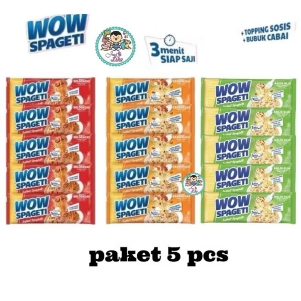 Wow instant Spaghetti Spaghetti 75g-88g pack/price for one pack ...