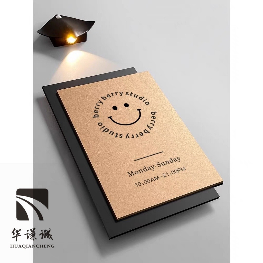 [2193People Collection]Custom Studio Door Sign Business Hours Notice ...