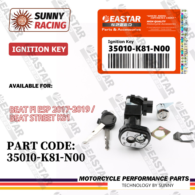 Ignition Key Set Beat FI ESP 2017-2019 Beat Sreet k81 | Shopee Philippines