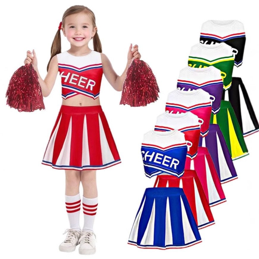 Cheerleading Uniforms For Kids, Cheerleading Student Sports Meet ...