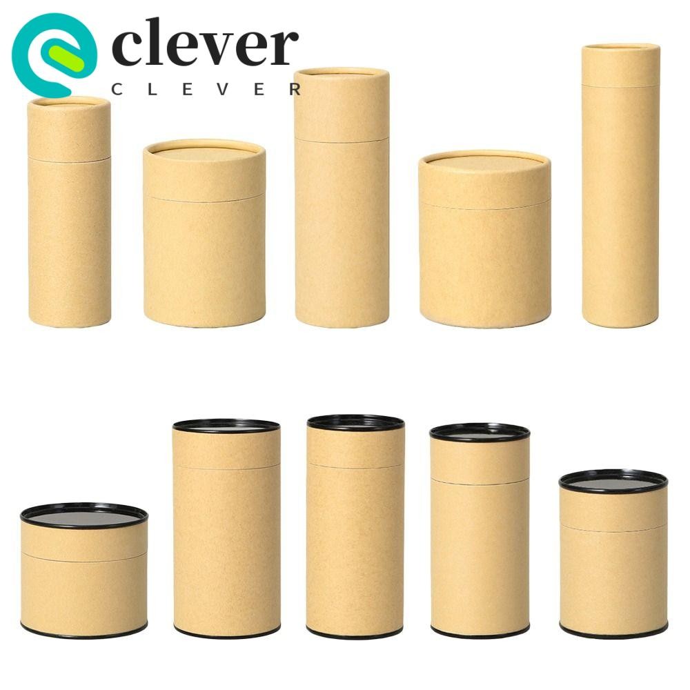 CLEVER Packaging Boxes, Kraft Paper Cardboard Round Tube, Accessories ...