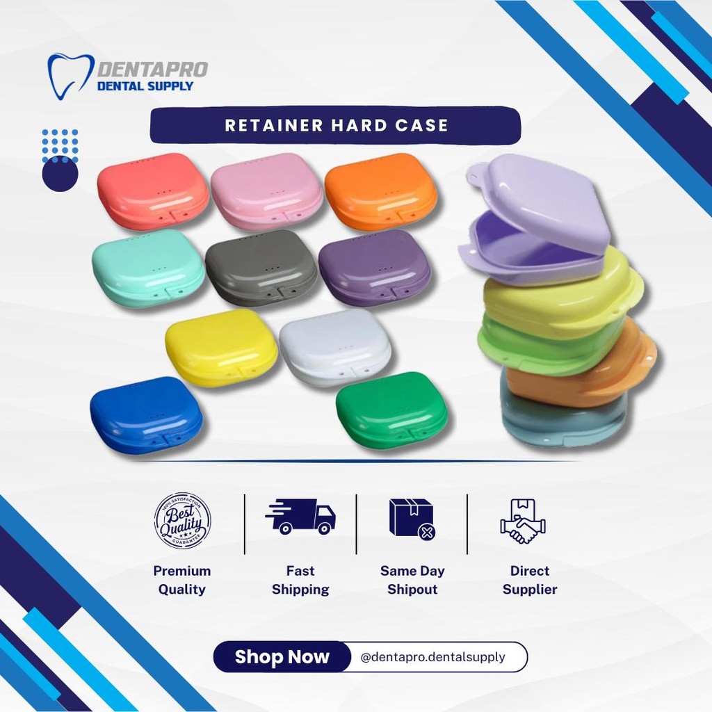 Dentapro Retainer Case - 1 PC Retainer Box in 5 Colors No Warranty ...