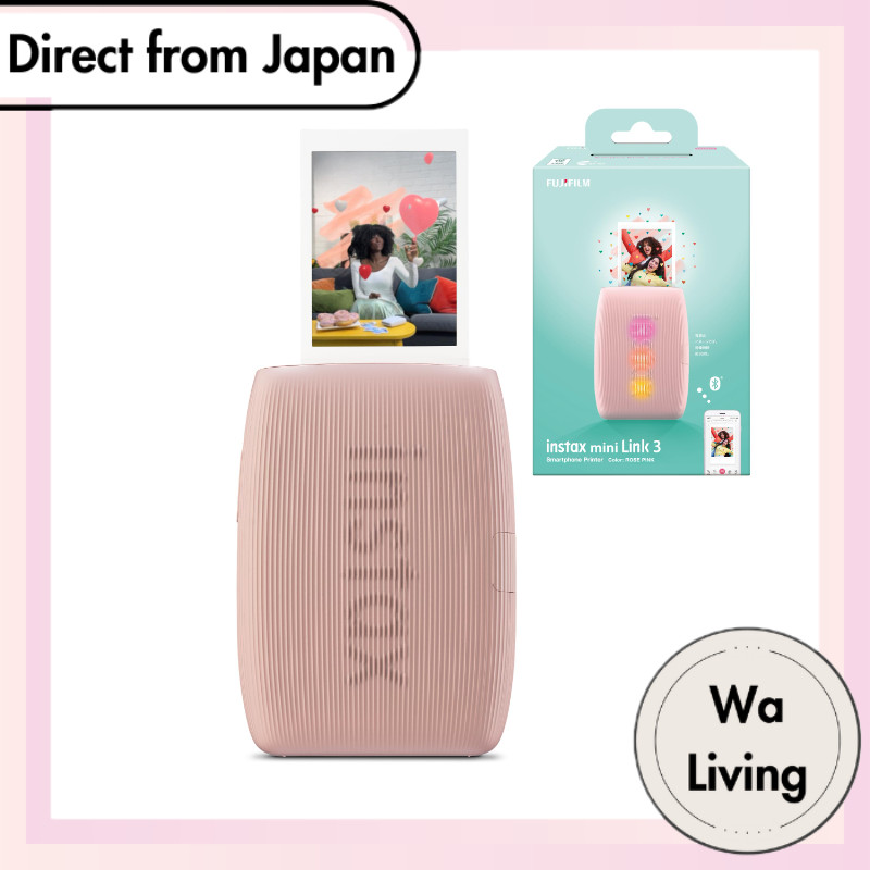 Fujifilm instax mini Link3 Smartphone Printer Rose Pink INS MINI LINK3 ...