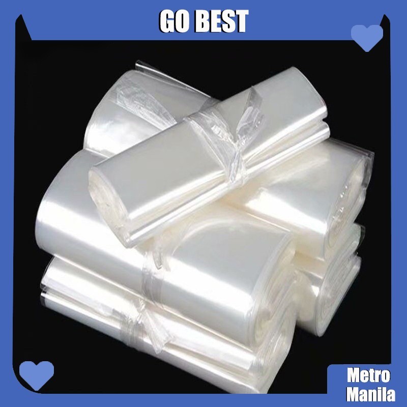 100pcs/pack Shrinkable Wrap Seal Bag Plastic Heat Shrinkable Bags ...