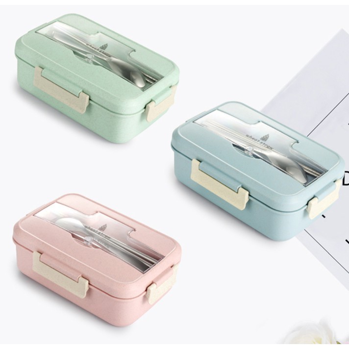 Lunch Box Dinnerware Food Storage Container Children Kids School Office ...