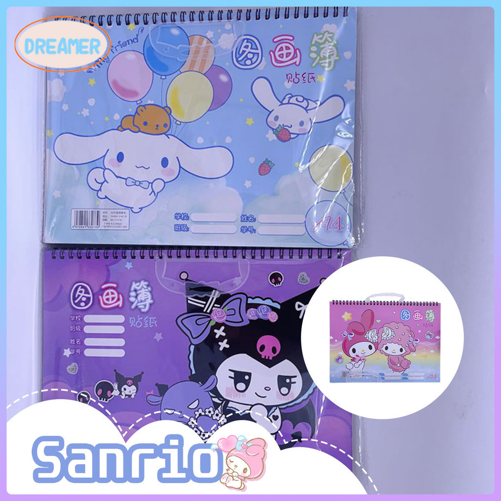 Cute Sketch Book with Handle Children's A4 Drawing Book with Free ...