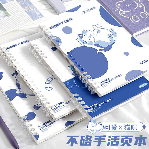 10 pcs notebook set for highschool notebook school supplies Cute loose ...