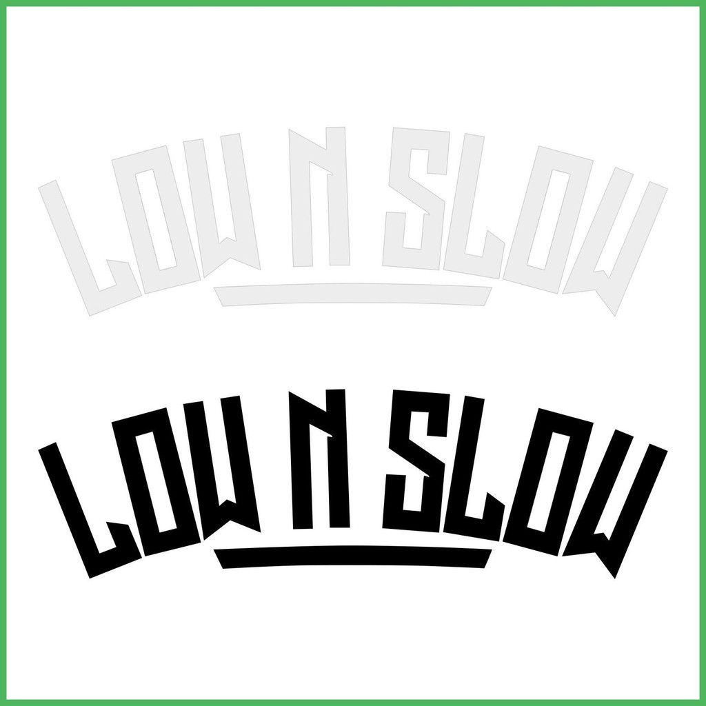 Reflective Decal for Car Waterproof Car Decal Low N Slow Safety Driving ...