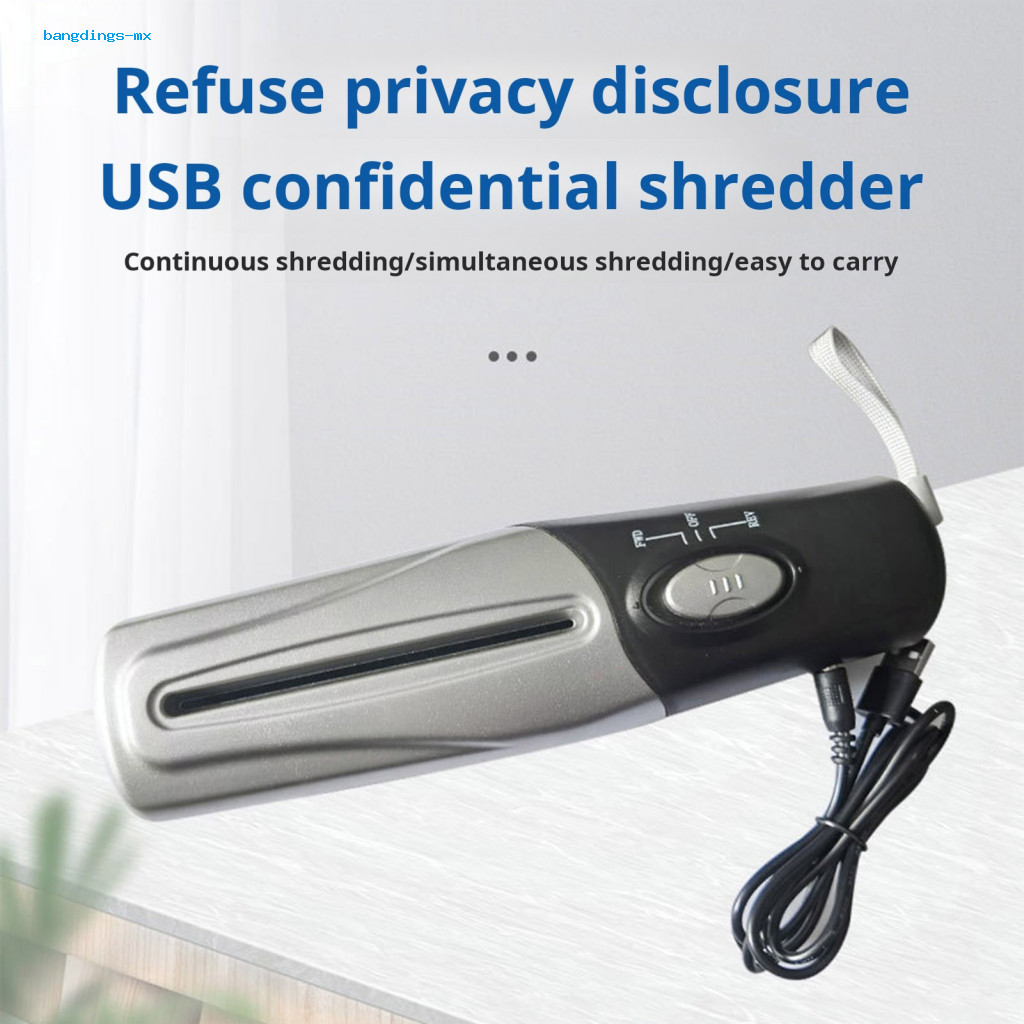 ba Battery Powered Shredder Portable Paper Shredder Portable Usb ...