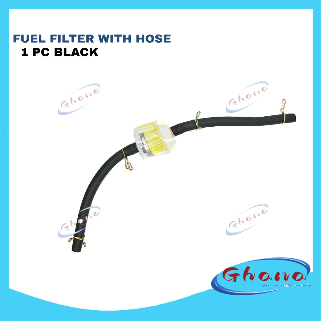 UNIVERSAL FUEL FILTER WITH HOSE (PER PIECE) | Shopee Philippines
