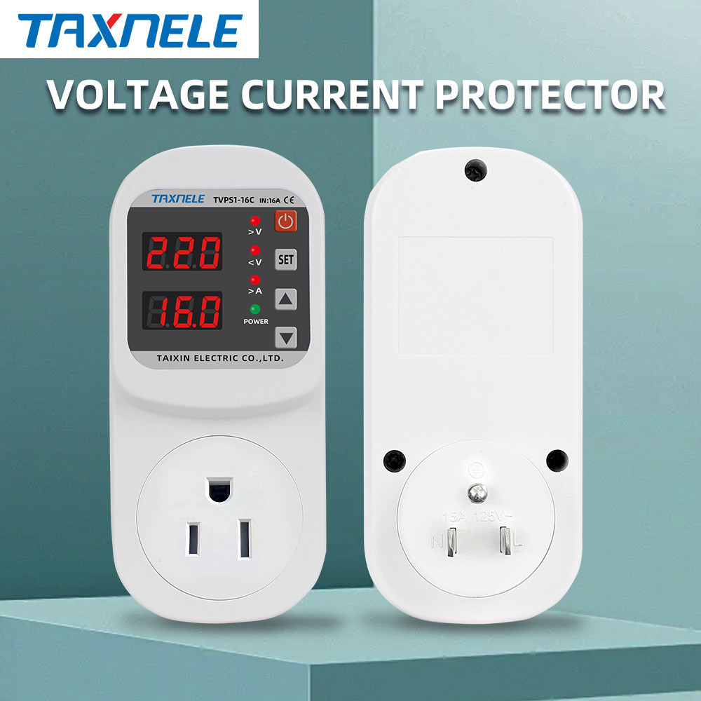 TAXNELE Adjustable Voltage Current Protector AC 220V 110V 16A EU Plug ...