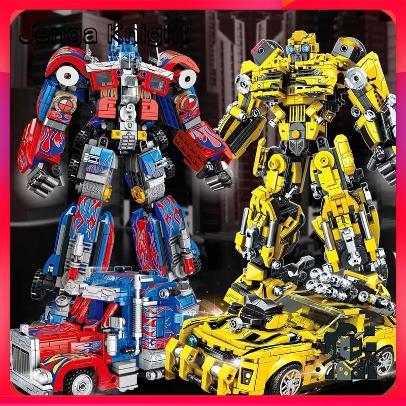 [Jenga Knight] Building Blocks Transforming Robot King Kong Mecha ...