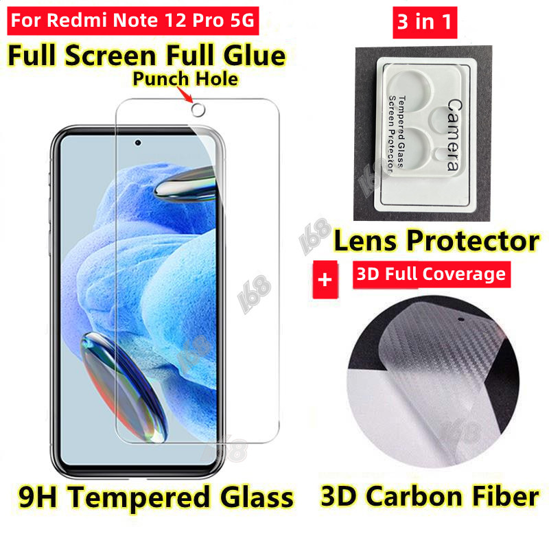 Redmi Note 12 Tempered Glass Redmi Note 13 10 11 12 Pro Plus 5G Screen ...
