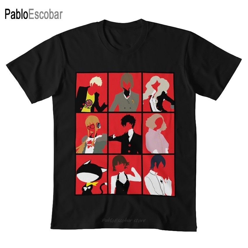 P-5ona T shirt persona persona 3 persona 4 persona 5 igor tarot morgana ...