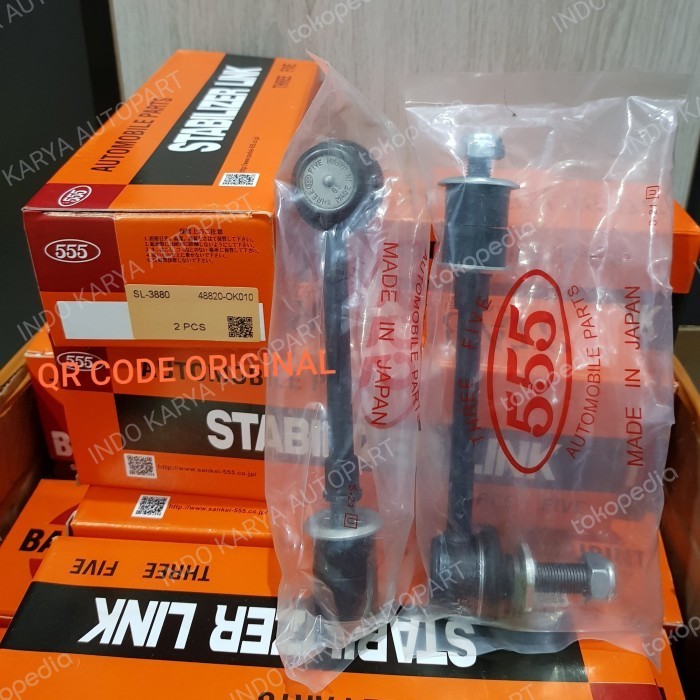 STABLE LINK STABILIZER TOYOTA INNOVA HILUX SINGEL ORIGINAL 555 JAPAN ...