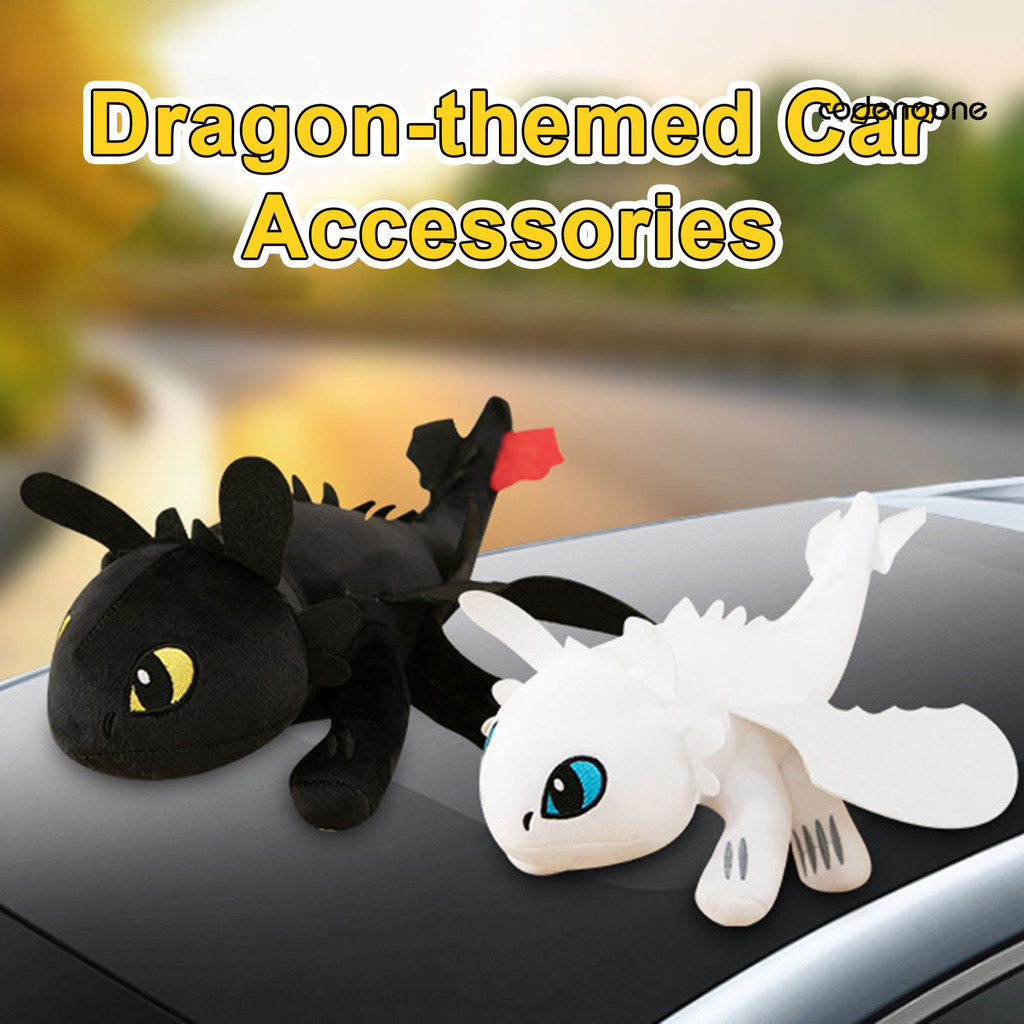 [COD]Dragon Plush Toy with Movable Wings Flying Toothless Motorcycle ...