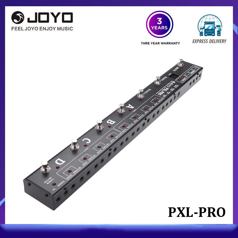 JOYO PXL-PRO Programable Pedal Controller Switching Grouping System 32 Effects Sets Loop Chann ⊰ ...