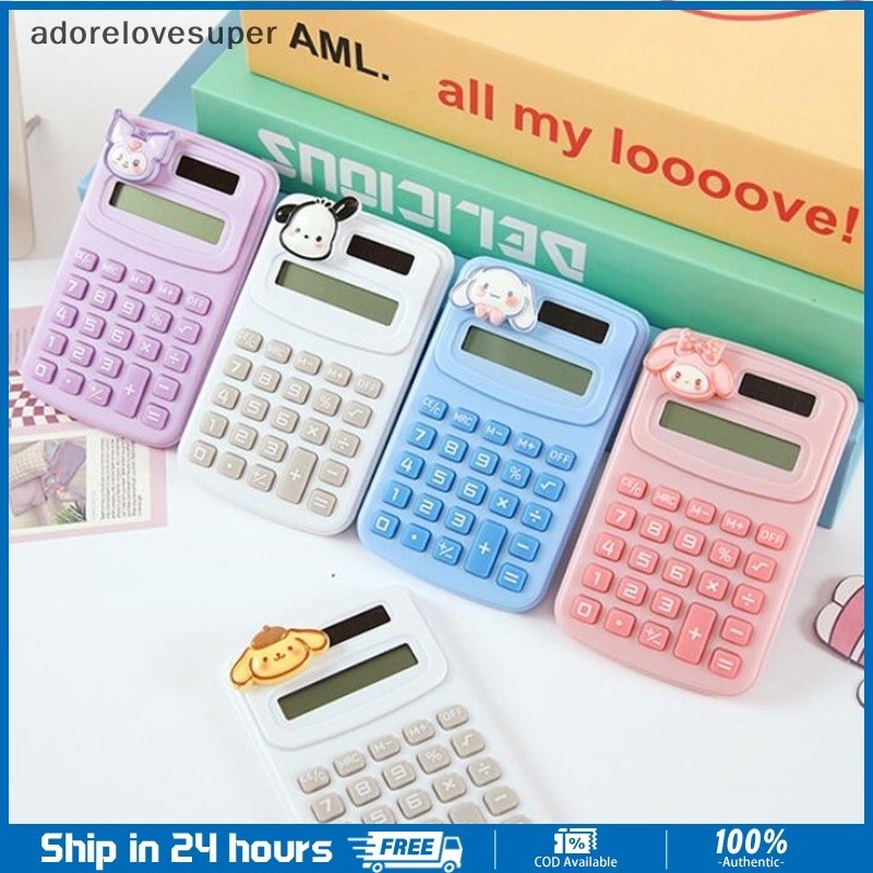 Cute Cartoon Calculator Portable Student Office Calculation Small ...
