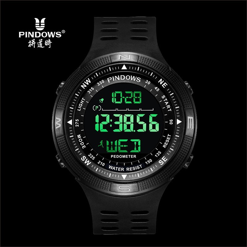 Spell Time Boys Forces Electronic Watch Pedometer Calorie Alarm Multi ...