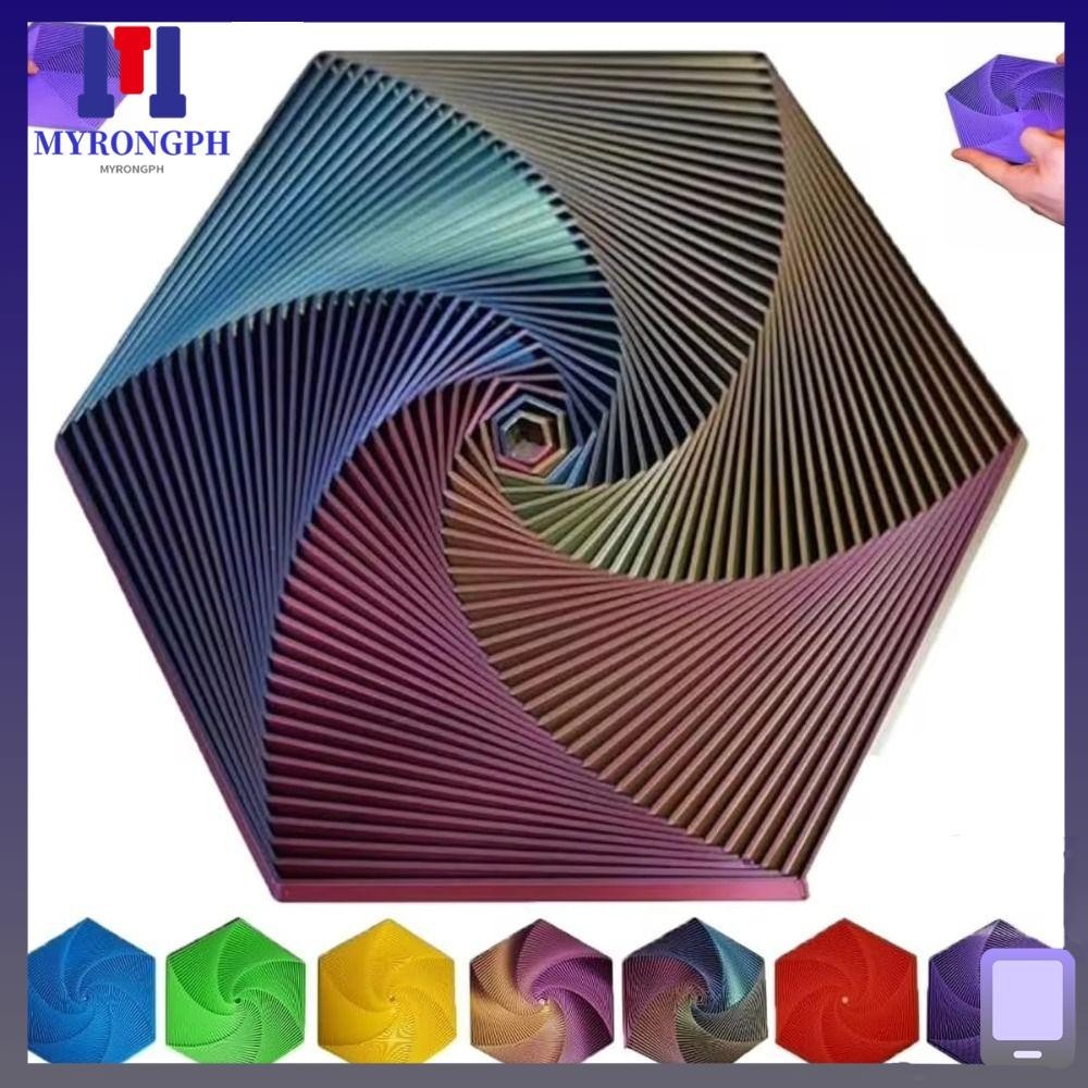 MYRONGPH Fractal Fidget Hexagon, Anti-stress Playing Sensory Toy ...