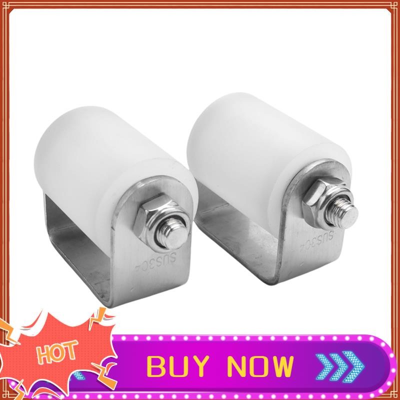 2Pcs Slide Gate Guide Roller 3 Inches Hard Nylon Sliding Rolling Gates ...