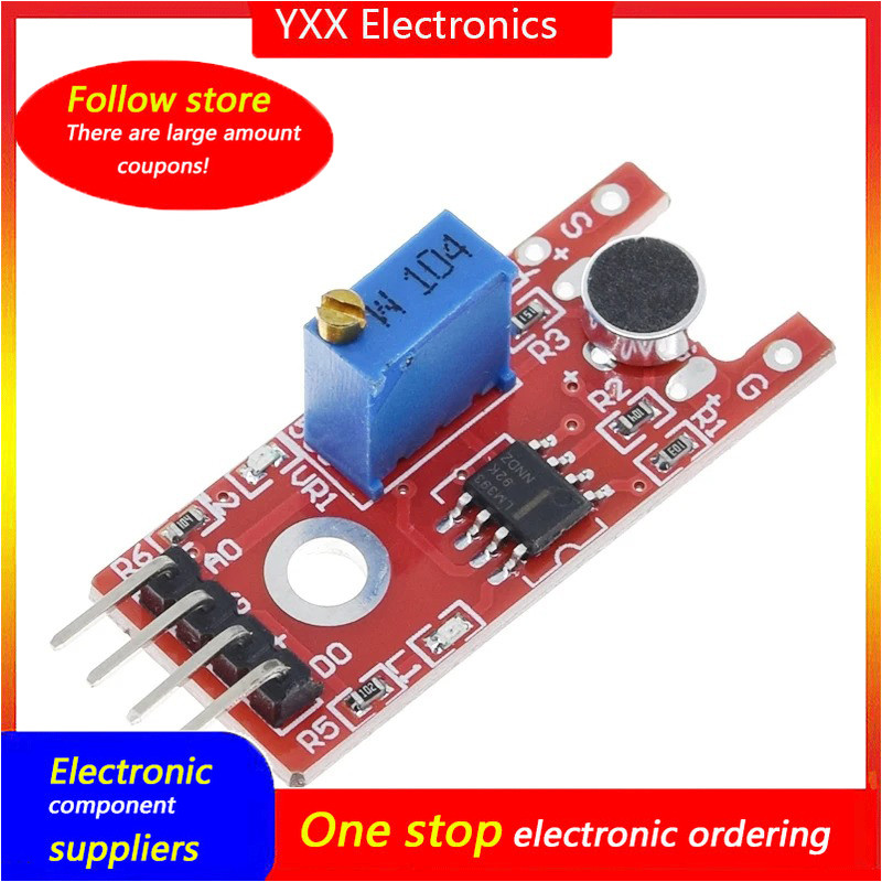 KY-038 Sound Sensor Module Voice Control, Sensing Small Switch ...