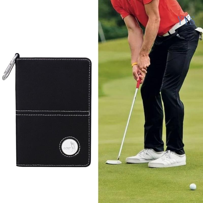 YYS Golf Scorecard Book Leather Golf Club Accessories Golf Score Book ...