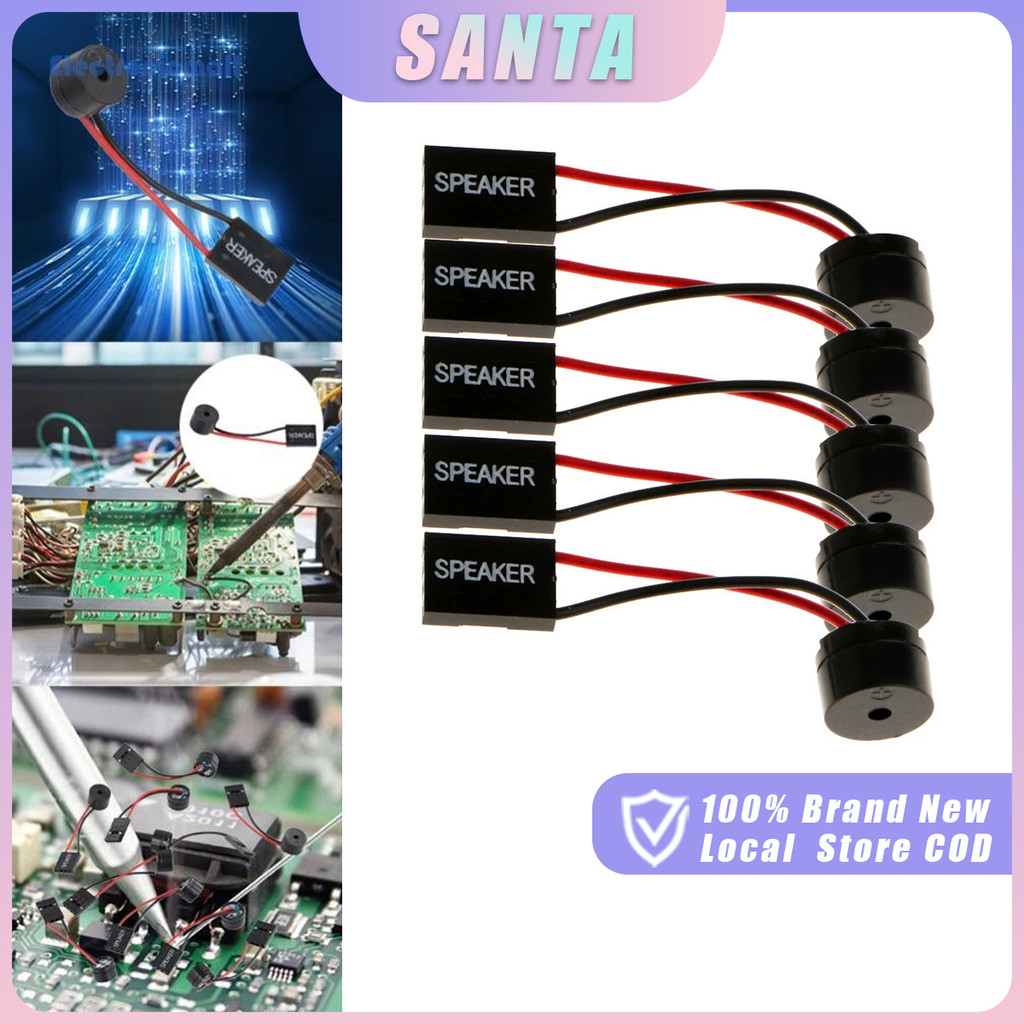1 5pcs Computer Motherboard Speaker Alarm Mainboard Buzzer Computer Case Small Horn Pc