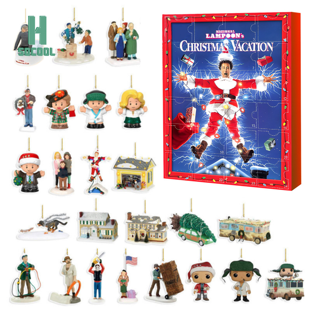 Holiday Gift Countdown Box Kids' Daily Surprise Calendar Christmas ...