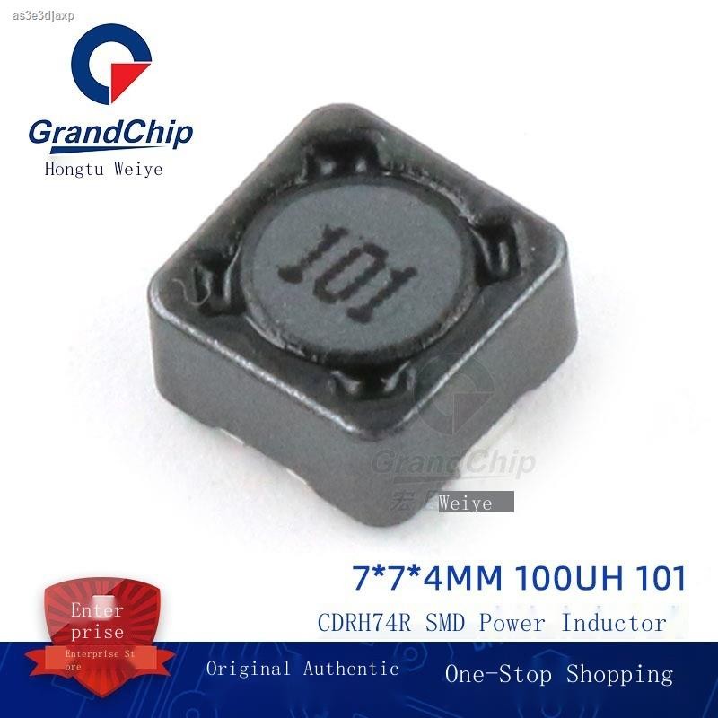 100UH (101) SMD power inductor CDRH74R SMD shielded inductor 7*7*4 ...