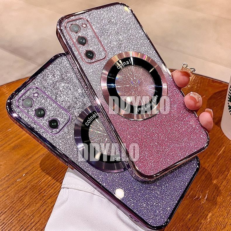 Casing for Samsung S20 FE S20 PLUS S20 ULTRA S20 Plating Glitter Clear ...