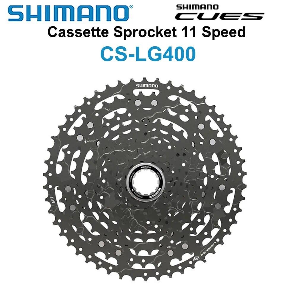 SHIMANO CUES U6000 CS-LG400 11 Speed Cassette Sprocket for MTB Bike 11-45T 11-50T Freewheel ...