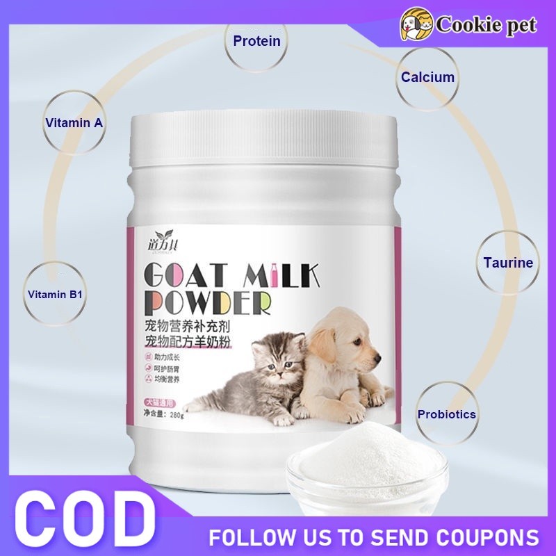 Dog/cat Goat Milk Powder 280g Pet Milk for all stages | Shopee Philippines