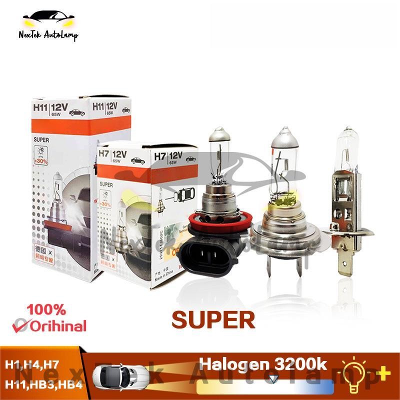 SUPER H1 H4 H7 H11 HB3 HB4 12V 65W 70/65W 3200K Car Standard Halogen ...
