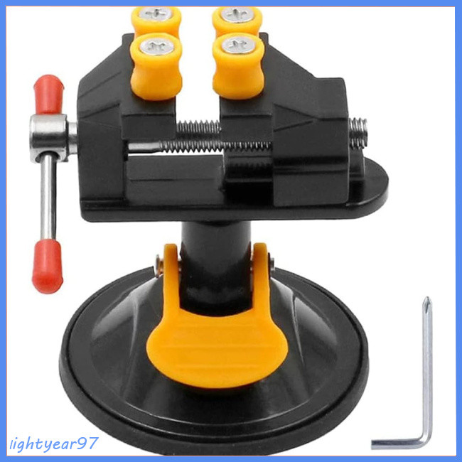 LIGHTYEAR Universal Mini Table Vise Clamp 360 Rotatable Adjustable ...