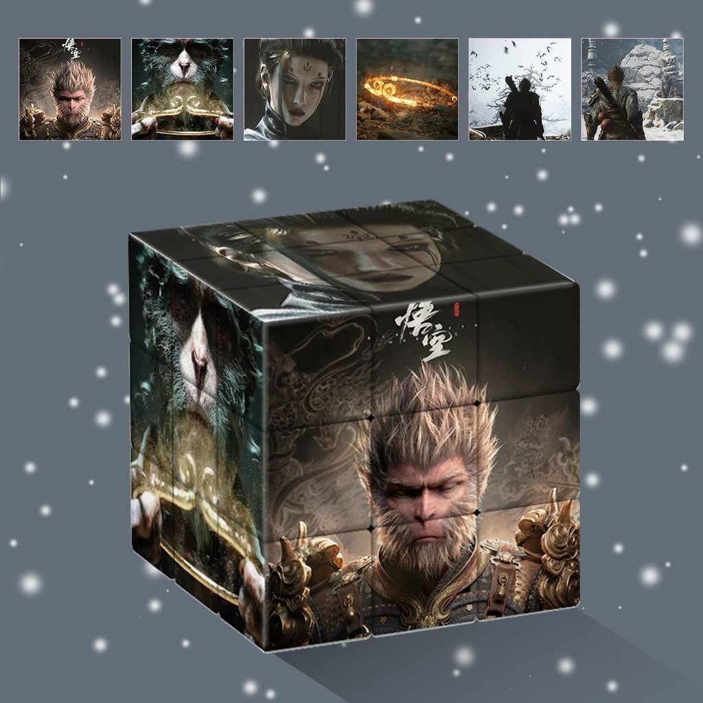 Black Myth Wukong Goku Pattern Third-Order Rubik's Cube Peripheral ...