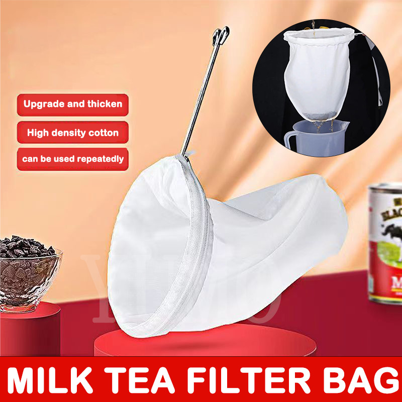 Thai Tea Filter Cloth Milk Tea Strainer Tea Filter Bag Coffee Infuser ...