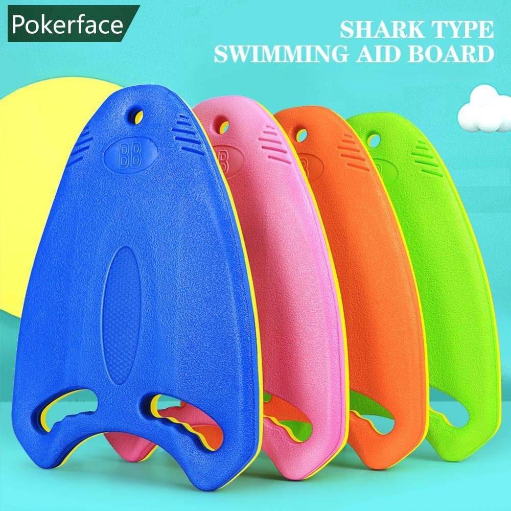 POKERFACE Adult Children EVA Back Float Kickboard Training Plate Shark ...