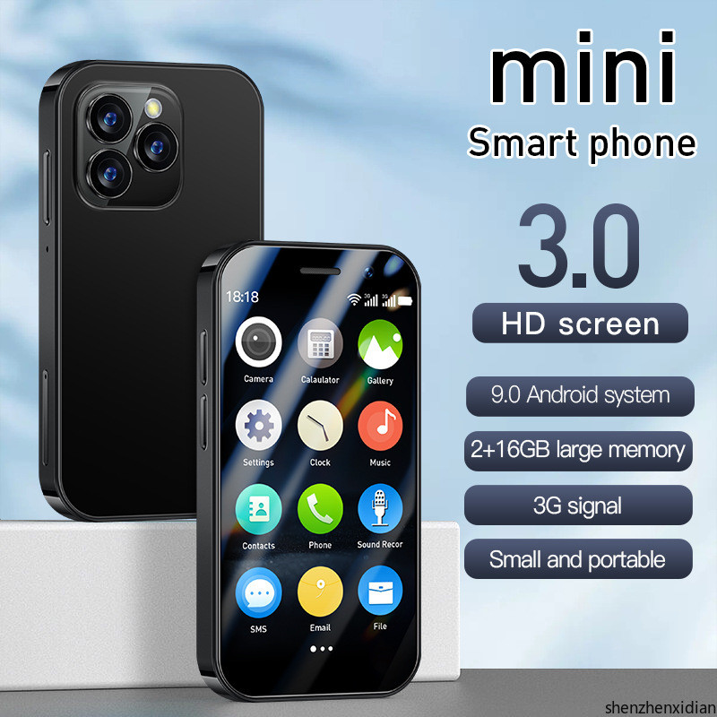 Mini phone XS15,3.0inch 2GB RAM 16GB ROM Smartphone Android Dual SIM ...