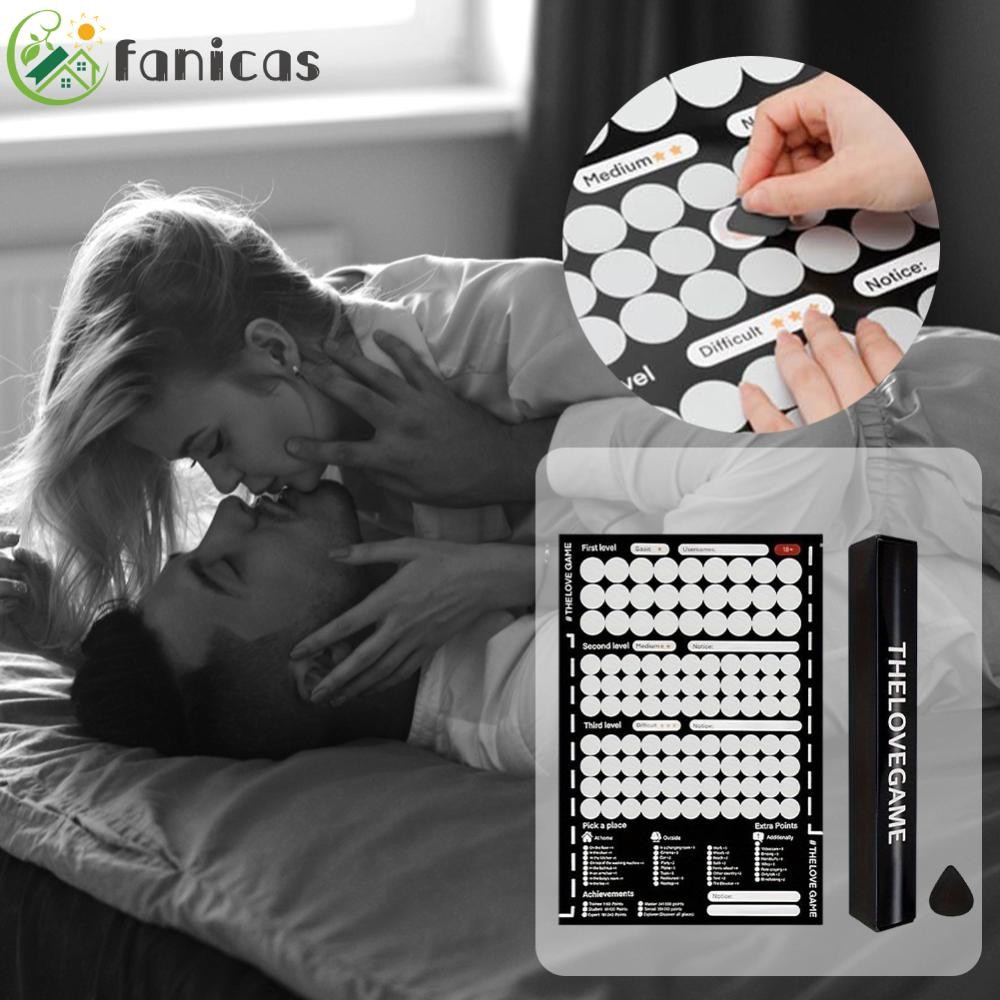 100 Things To Do Between Couples Bedroom Scratch Off Poster Date Night ...