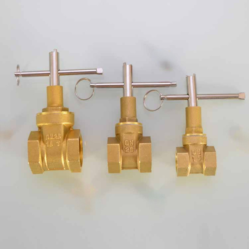 [XNY] Dn15 DN20 Copper Locking Valve Inner Triangle Key Switch Water ...