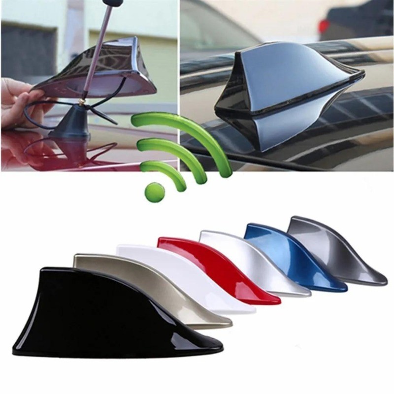 Universal Car Radio Shark Fin Car Shark Antenna Radio FM Signal Design ...