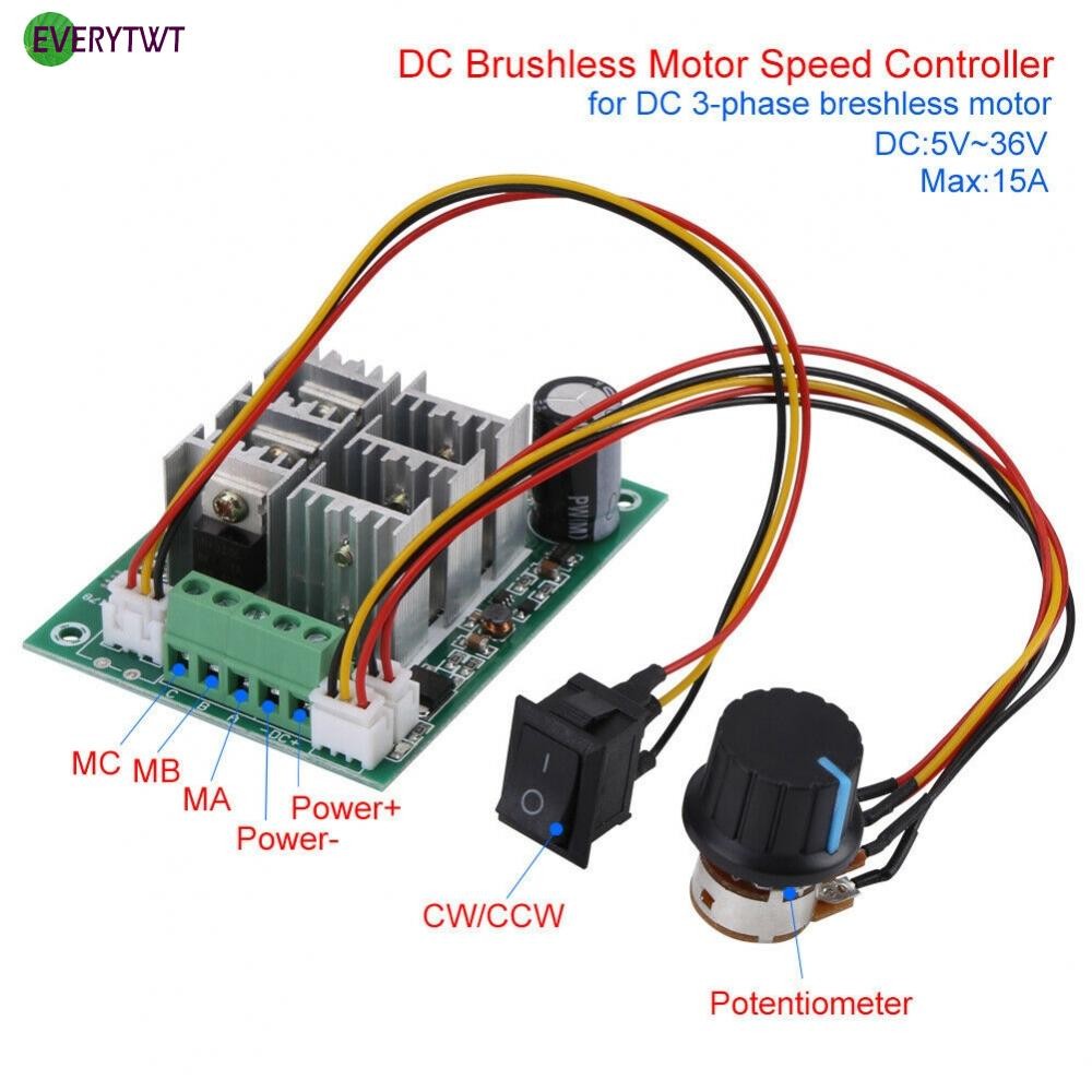 Brushless Motor Speed Controller Small Size Cost-effective CW CCW Motor ...