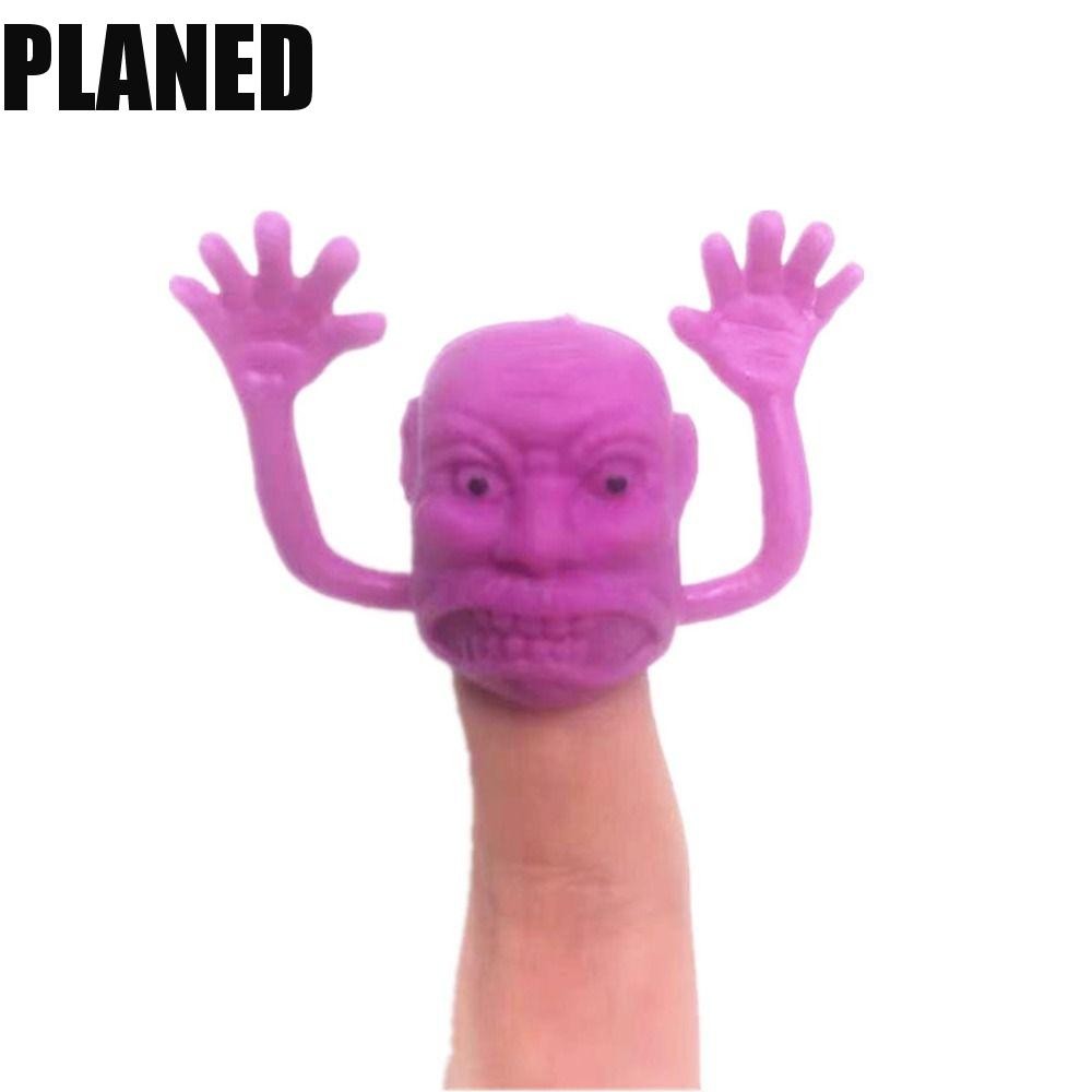 PLANED 5pcs Mini Ghost Head Finger Puppets, Ghost Head Plastic Ghost ...